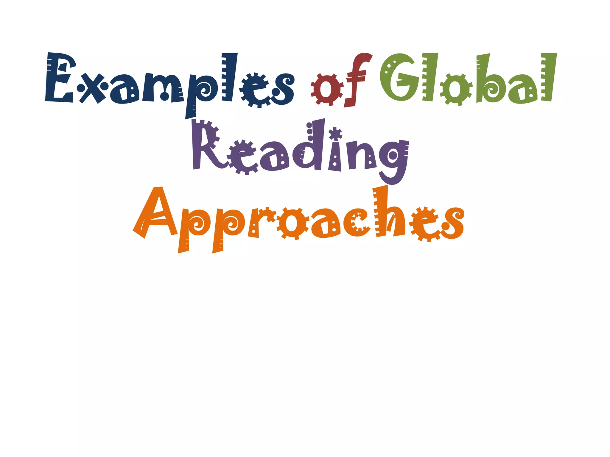 Reading Approach | PPTX