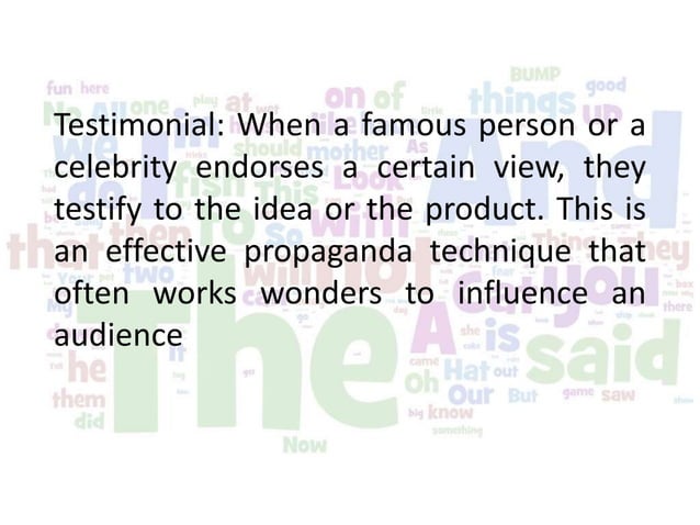 PROPAGANDA DEVICES | PPTX