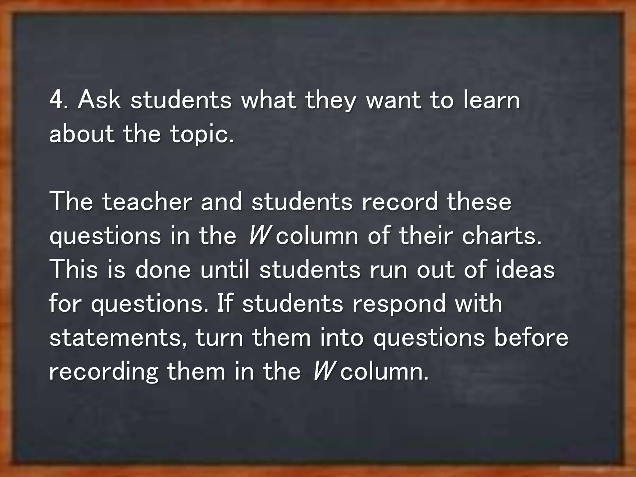 K-W-L Strategy | PPTX