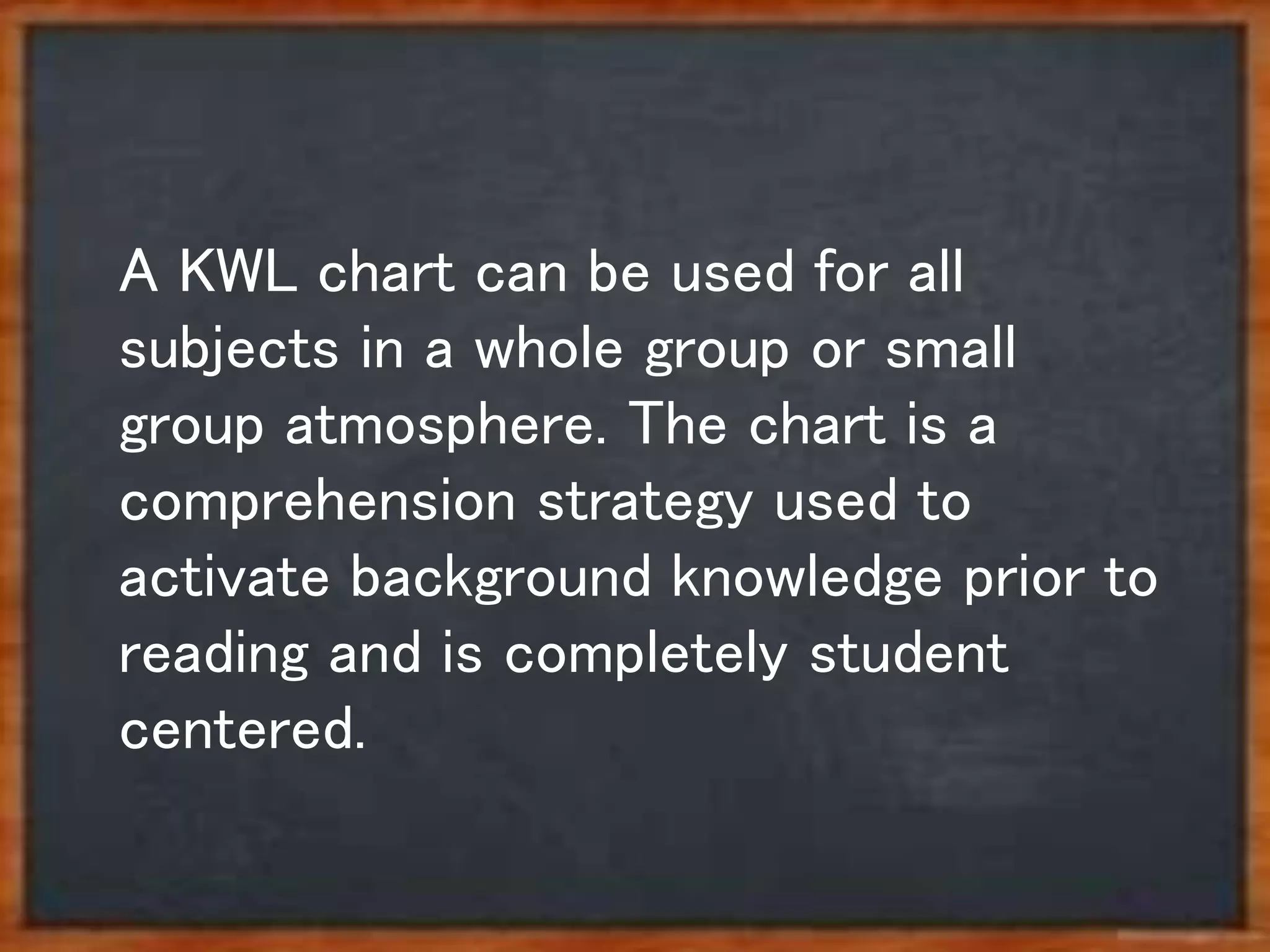 K-W-L Strategy | PPTX