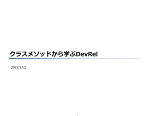 クラスメソッドから学ぶDevRel | PPT