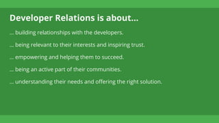 Developer Relations 101 | PDF | Technology & Computing