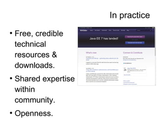 Building a developer community in an enterprise world | PPT