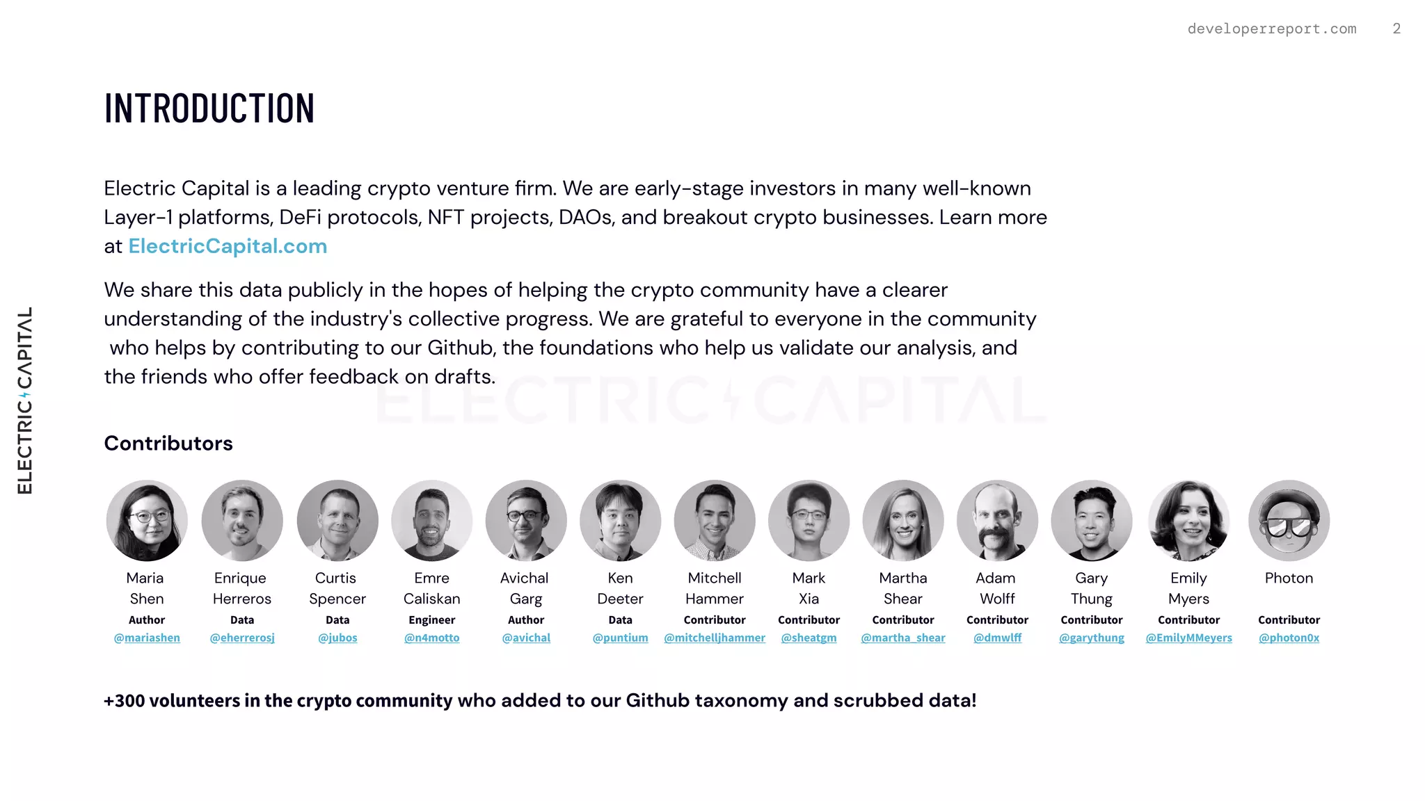 Electric Capital Developer Report 2022 | PPT