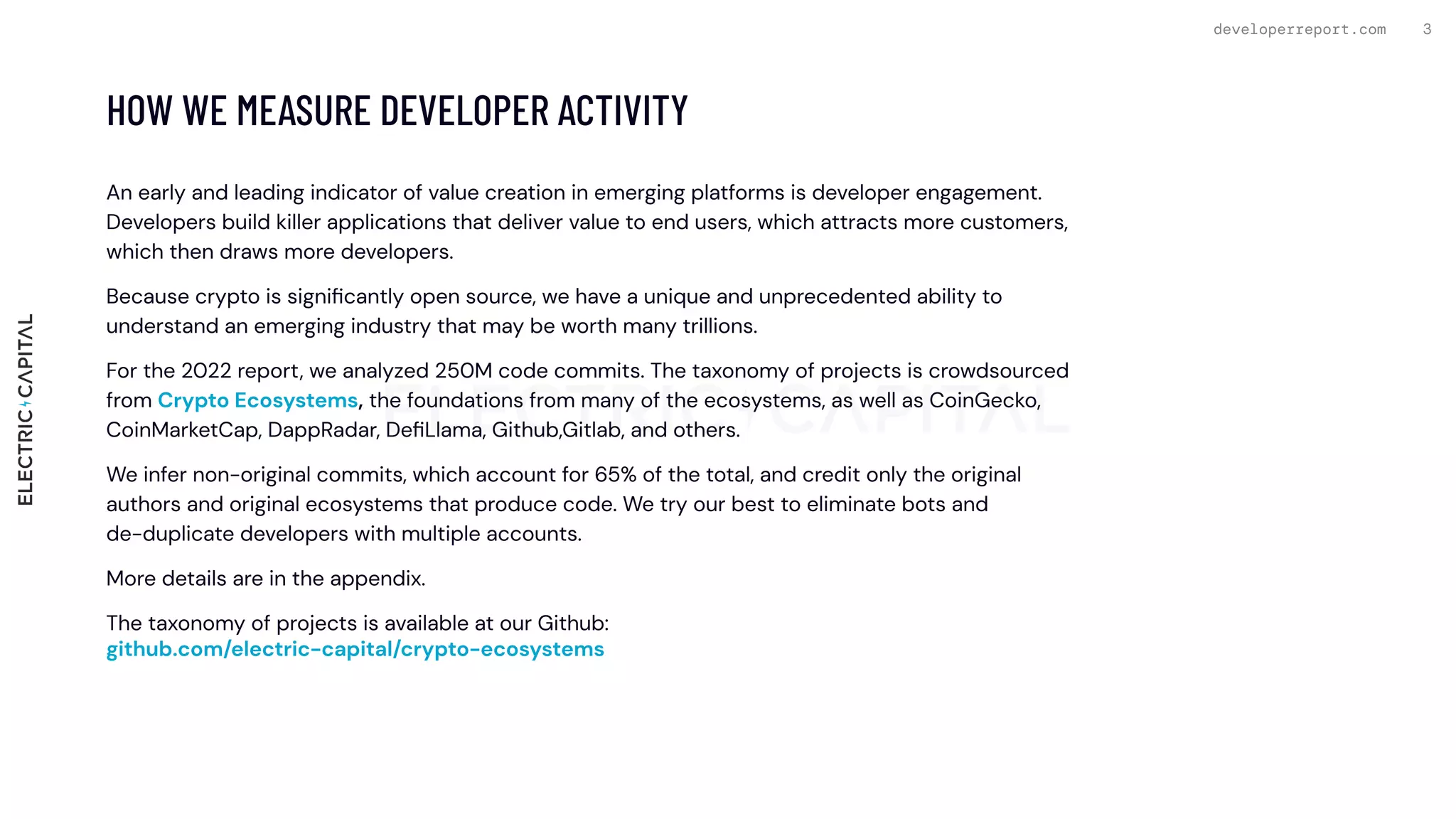 Electric Capital Developer Report 2022 | PPT