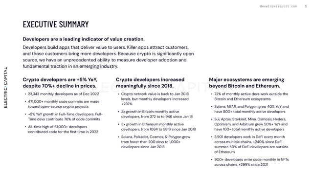 Electric Capital Developer Report 2022 | PPT