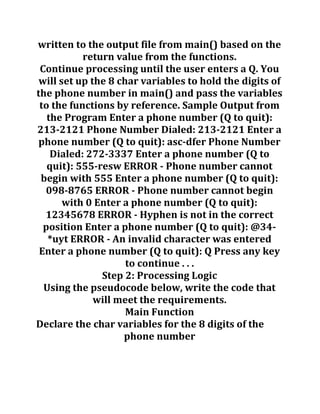 Devry cis-170-c-i lab-4-of-7-functions | PDF