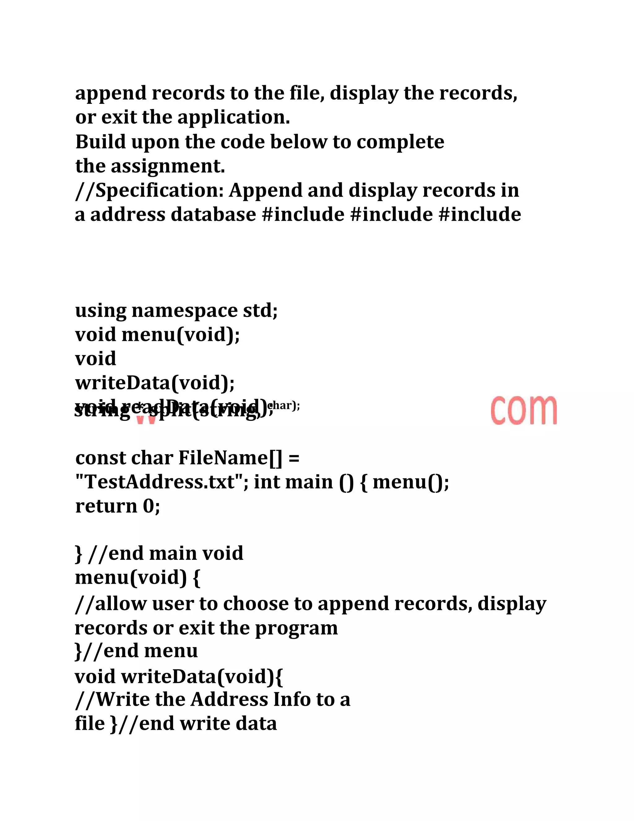 Devry cis-170-c-i lab-7-of-7-sequential-files | PPT | Programming Languages | Computing