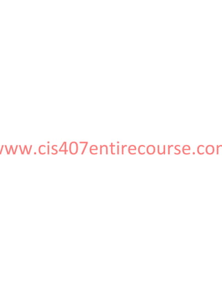 Devry cis-407-a- all-i-labs-1-to-7_ | PPT