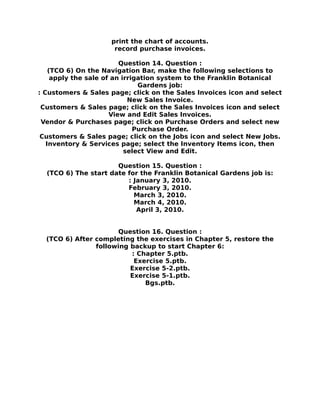 Devry acct 251 week 6 quiz | PDF