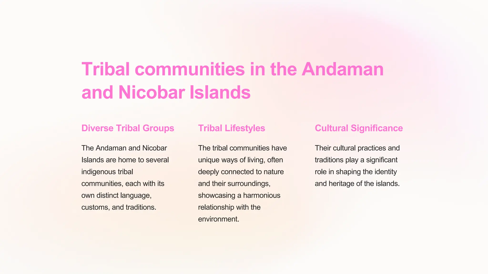 Andaman and Nicobar Islands for school's | PPTX