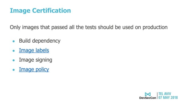 Security Testing For Containerized Applications Ppt