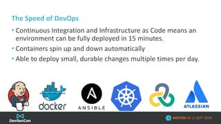 DevSecCon Boston 2018: Securing the Automated Pipeline: A Tale of Navigating the Microservices ...