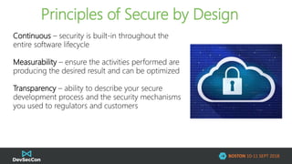 DevSecCon Boston 2018: Secure by Design by Chris Wysopal | PPTX