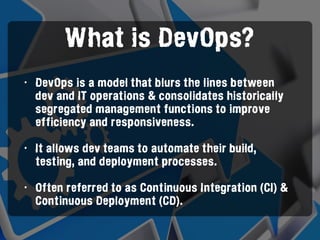 SecDevOps - The Operationalisation of Security | PPT