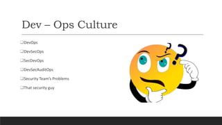 Dev{sec}ops | PPTX