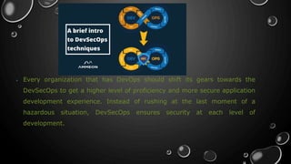Devsec ops | PPTX | Web Development | Internet
