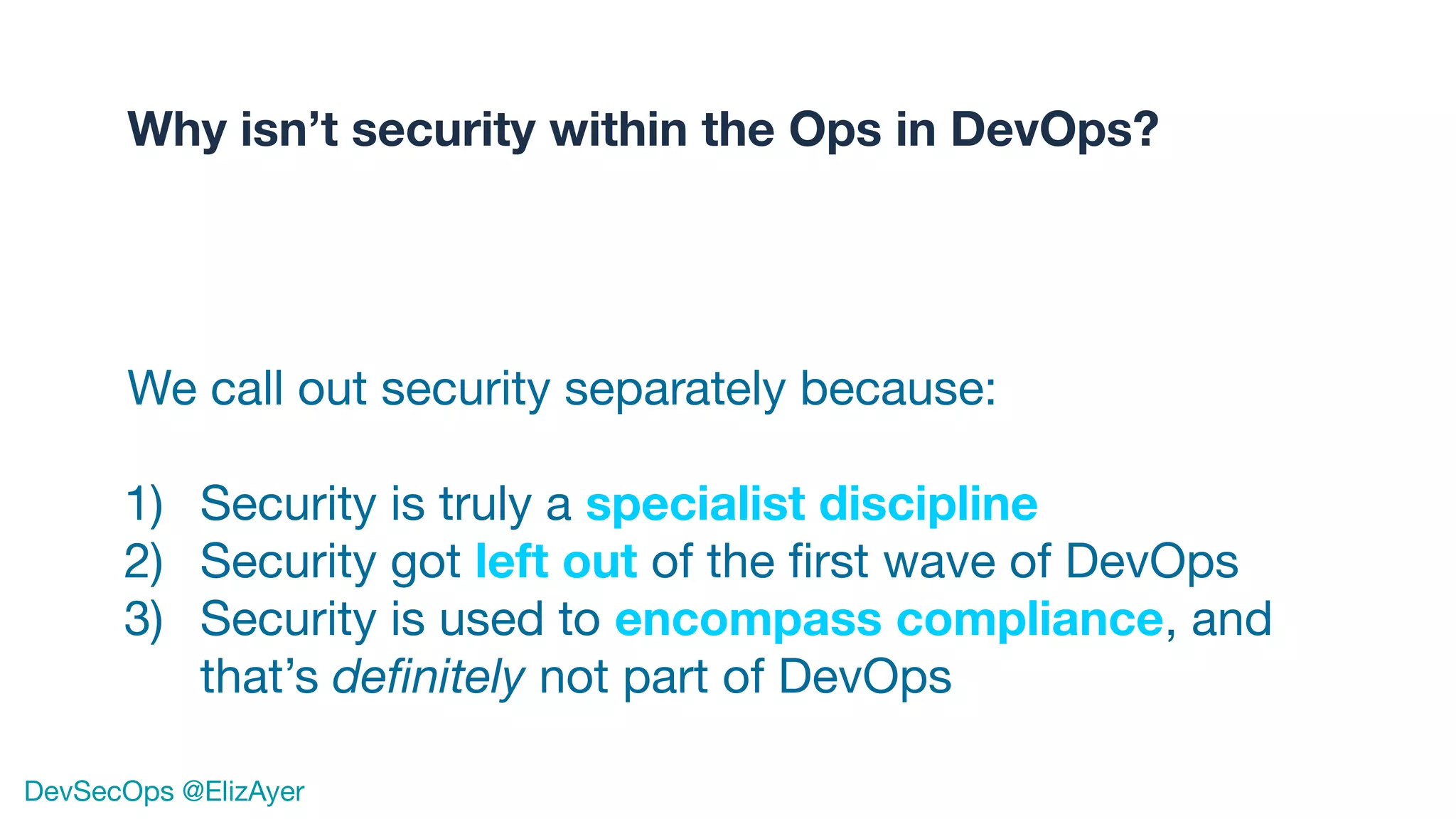 DevSecOps at Agile 2019 | PDF