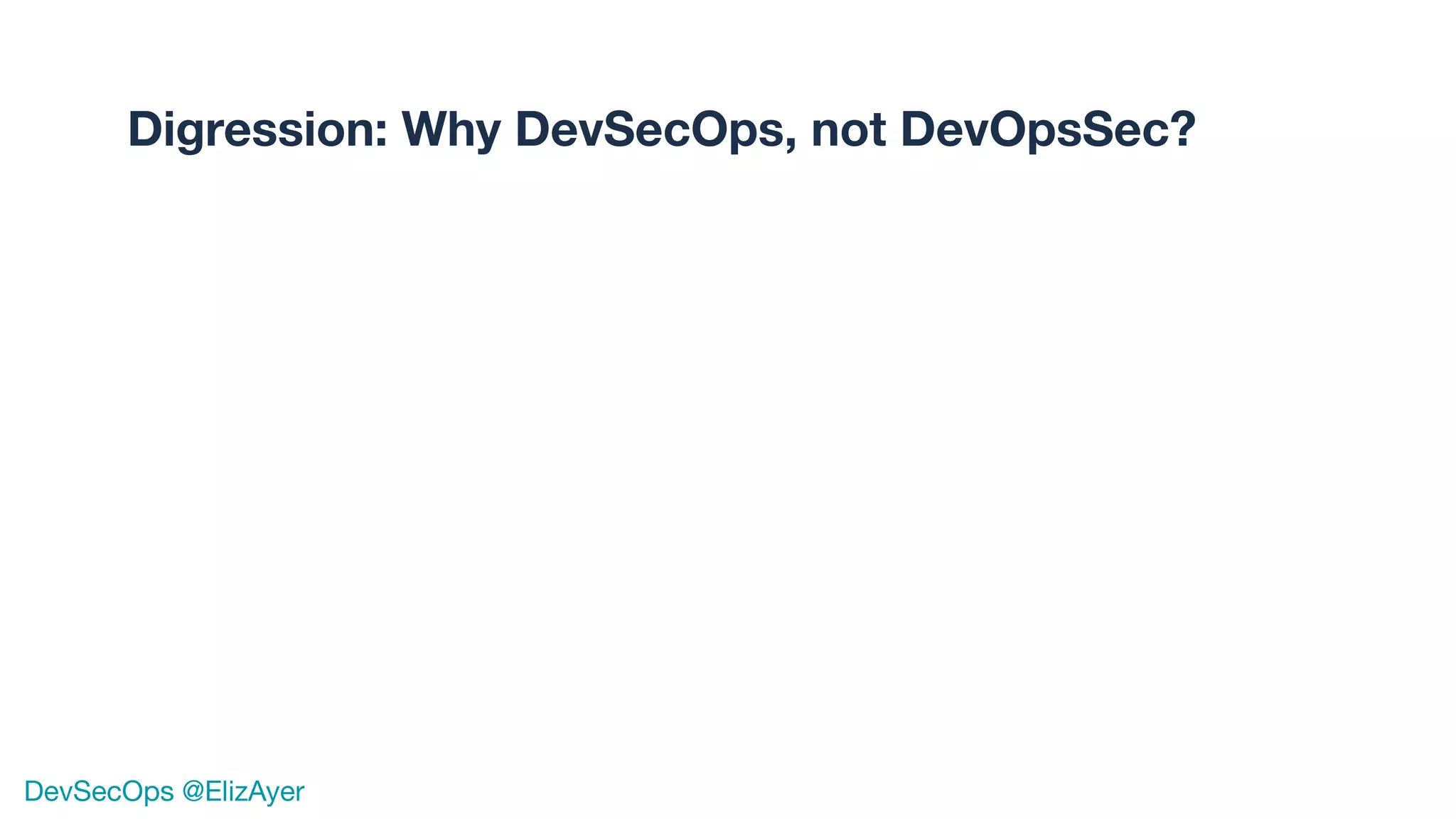 DevSecOps at Agile 2019 | PDF