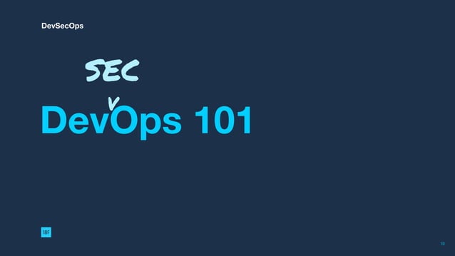 DevSecOps at Agile 2019 | PDF