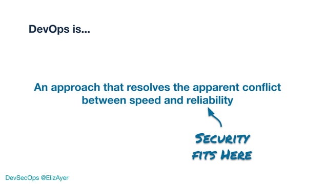 DevSecOps at Agile 2019 | PDF