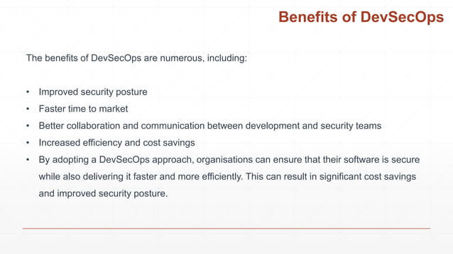 DevSecOps - An ultimate guide.pptx | Web Development | Internet