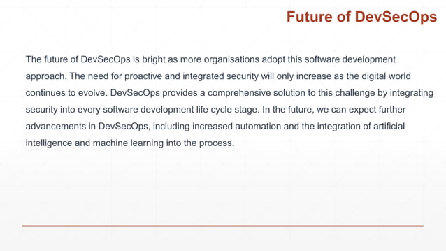 DevSecOps - An ultimate guide.pptx | Web Development | Internet