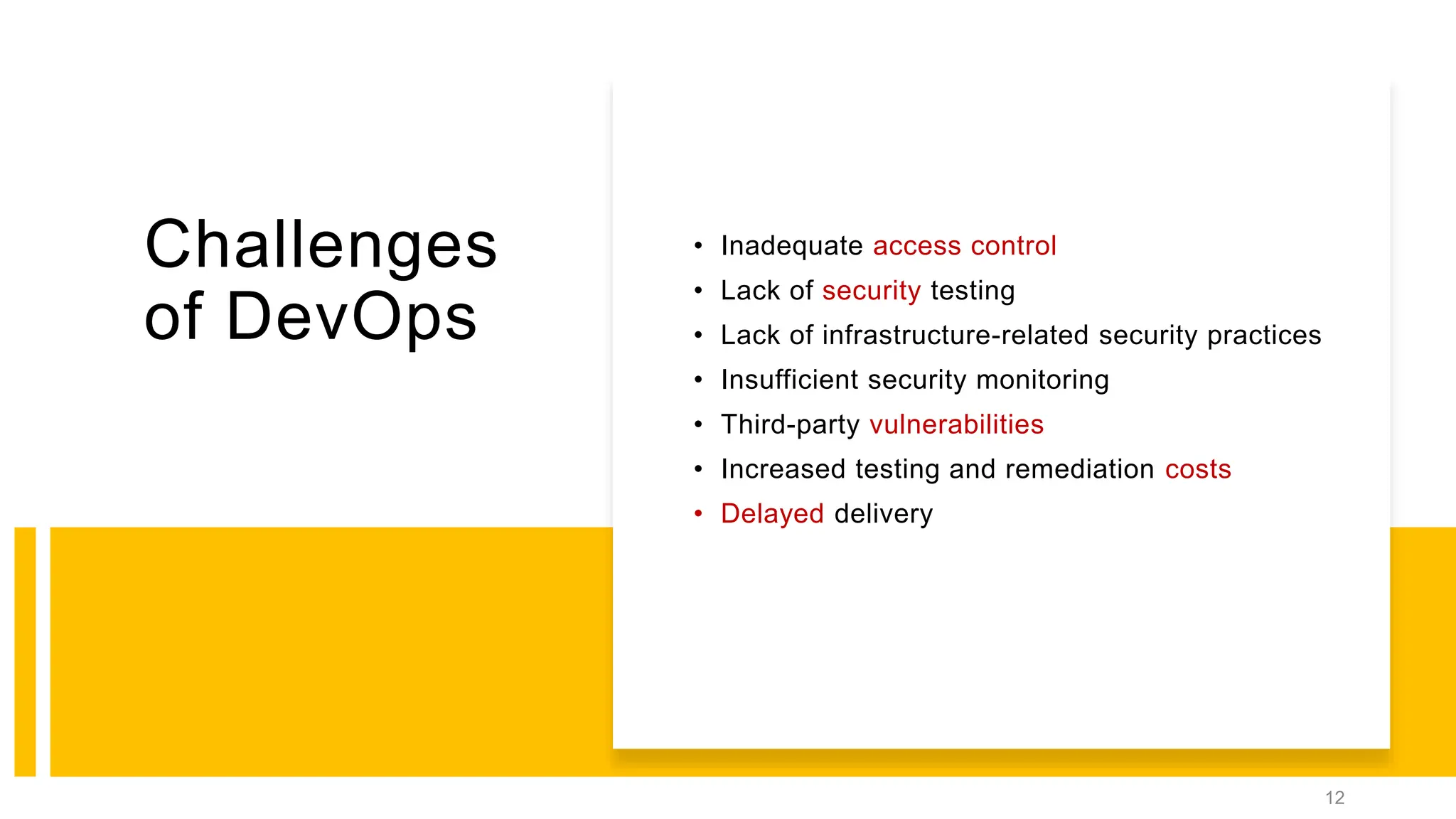 DevOps to DevSecOps: Enhancing Software Security Throughout The Development Lifecycle | PPTX