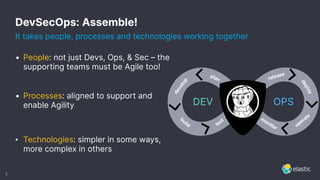 Elastic, DevSecOps, and the DOD software factory | PDF
