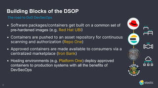 Elastic, DevSecOps, and the DOD software factory | PDF