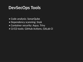 DevSecOps presentation explaining what is devsecops | PPTX