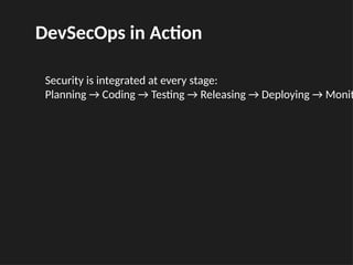 DevSecOps presentation explaining what is devsecops | PPTX