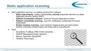 DevSecOps: Essential Tooling to Enable Continuous Security(25m ADDO) | PDF