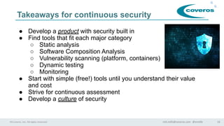 DevSecOps: Essential Tooling to Enable Continuous Security(25m ADDO)