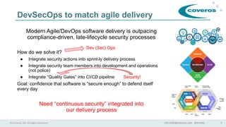 DevSecOps: Essential Tooling to Enable Continuous Security(25m ADDO) | PPT