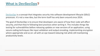 DevSecOps: Integrating Security Into Your SDLC | PPT