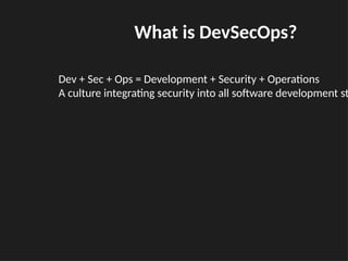 What is devsecops and how it works and best practices | PPT