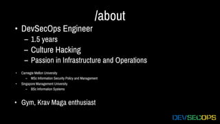 The Rise of DevSecOps - Fabian Lim - DevSecOpsSg | PPT