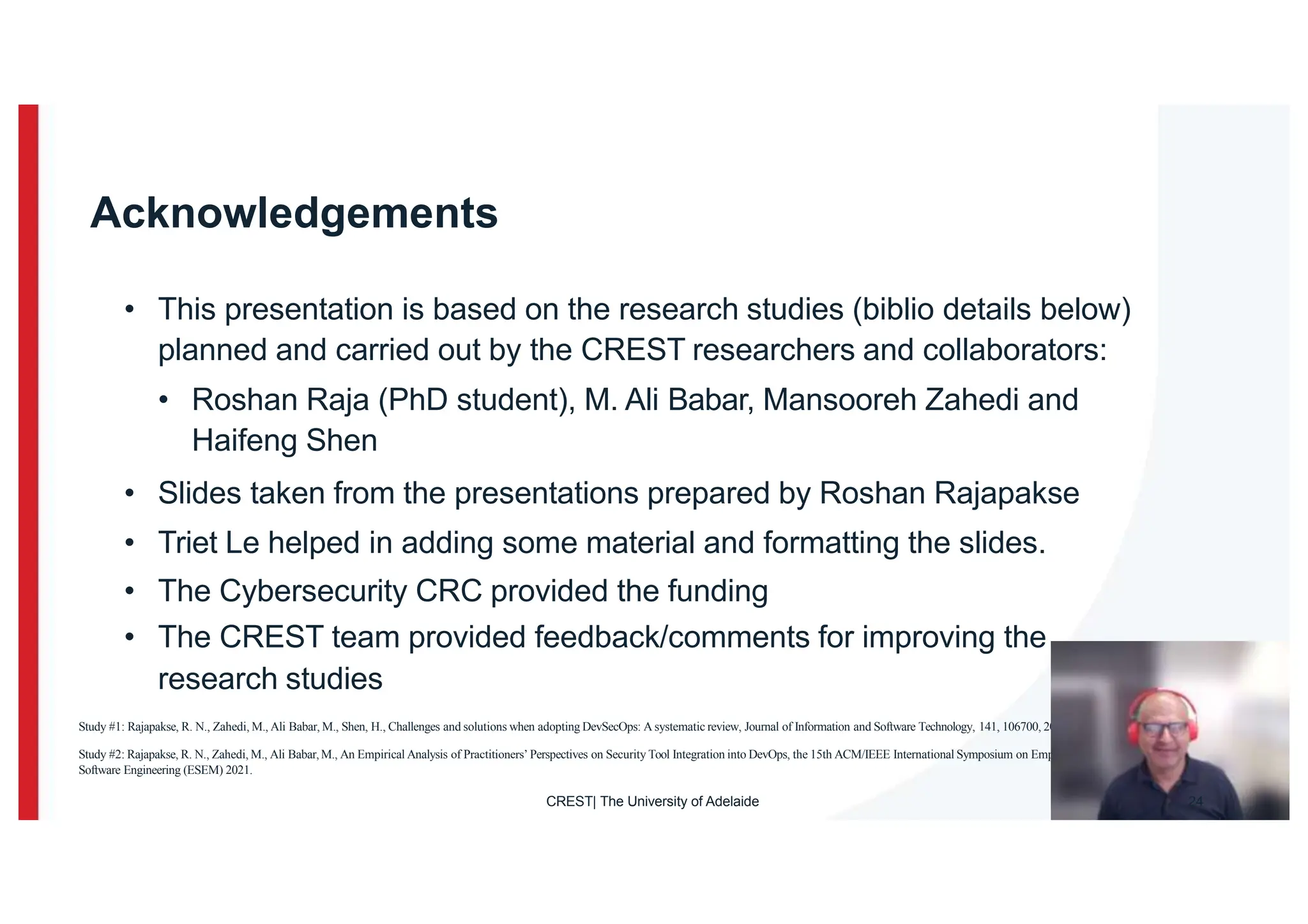 DevSecOps: Continuous Engineering with Security by Design: Challenges and Solutions | PPT