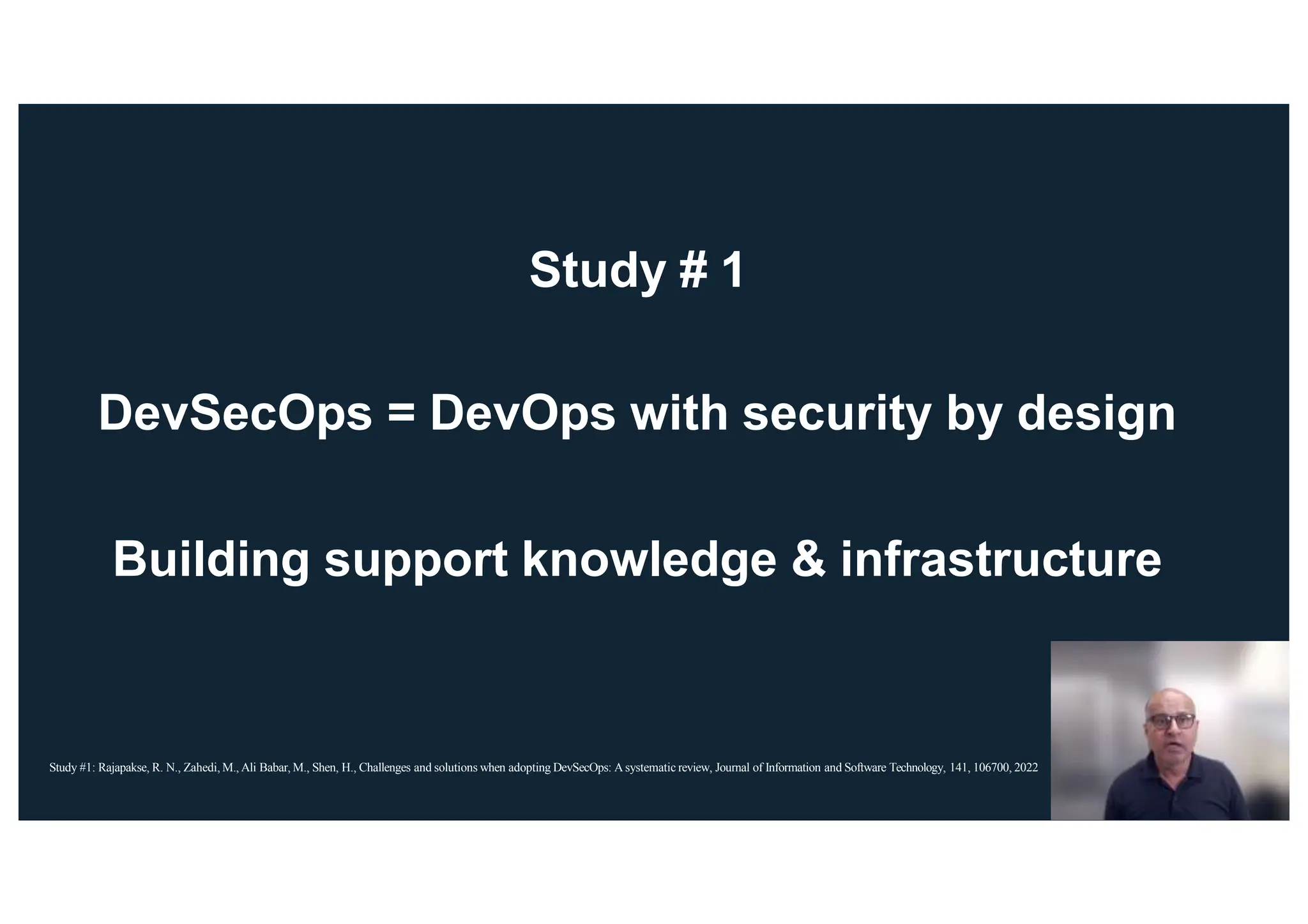 DevSecOps: Continuous Engineering with Security by Design: Challenges and Solutions | PPT