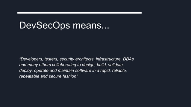 Devsecops The Evolution Of Devops Ppt