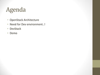 DevStack: A developers cloud in a box. | PDF