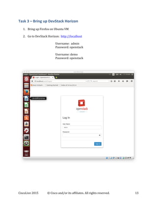Devstack lab guide | PDF