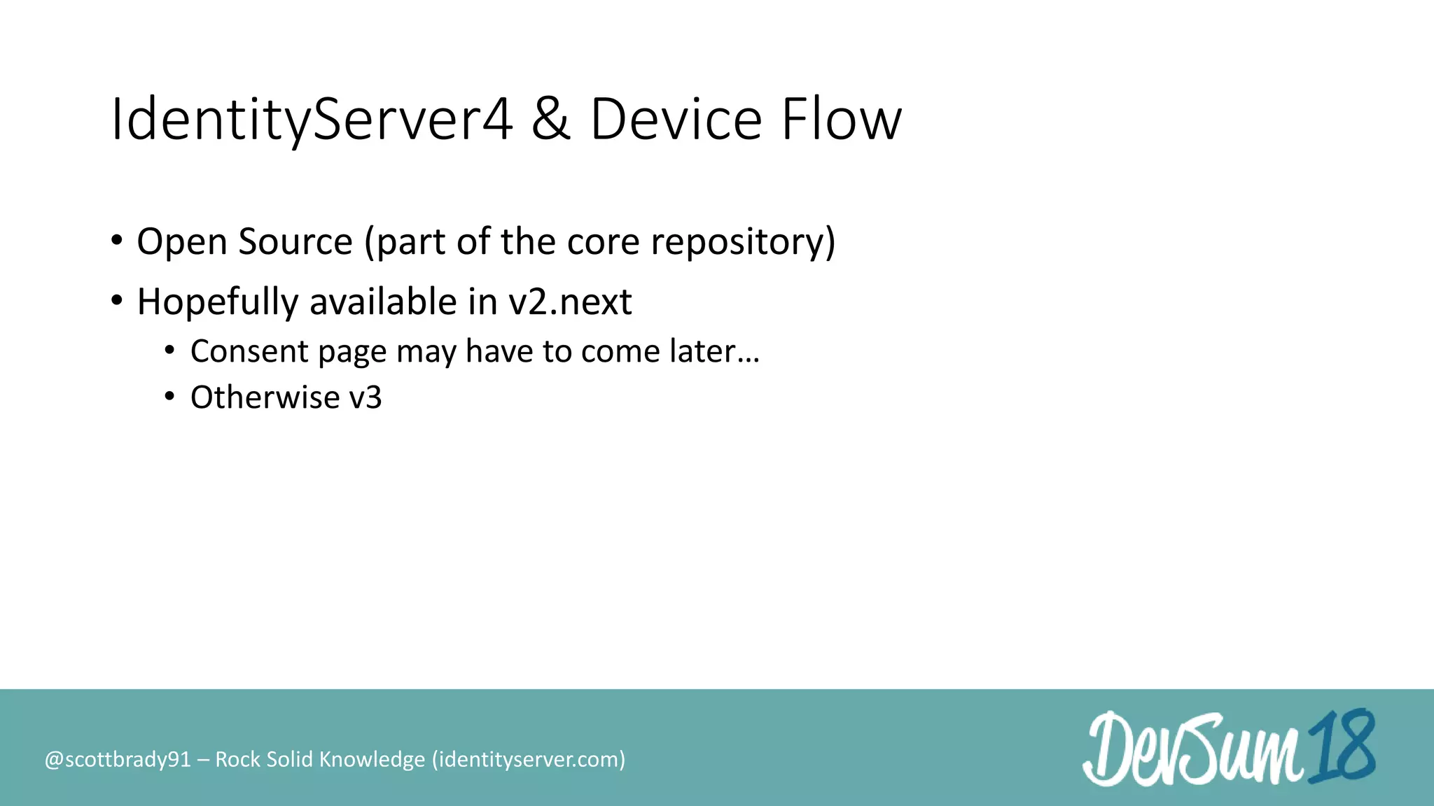 Secure Authorization for your Printer: The OAuth Device Flow (DevSum ...