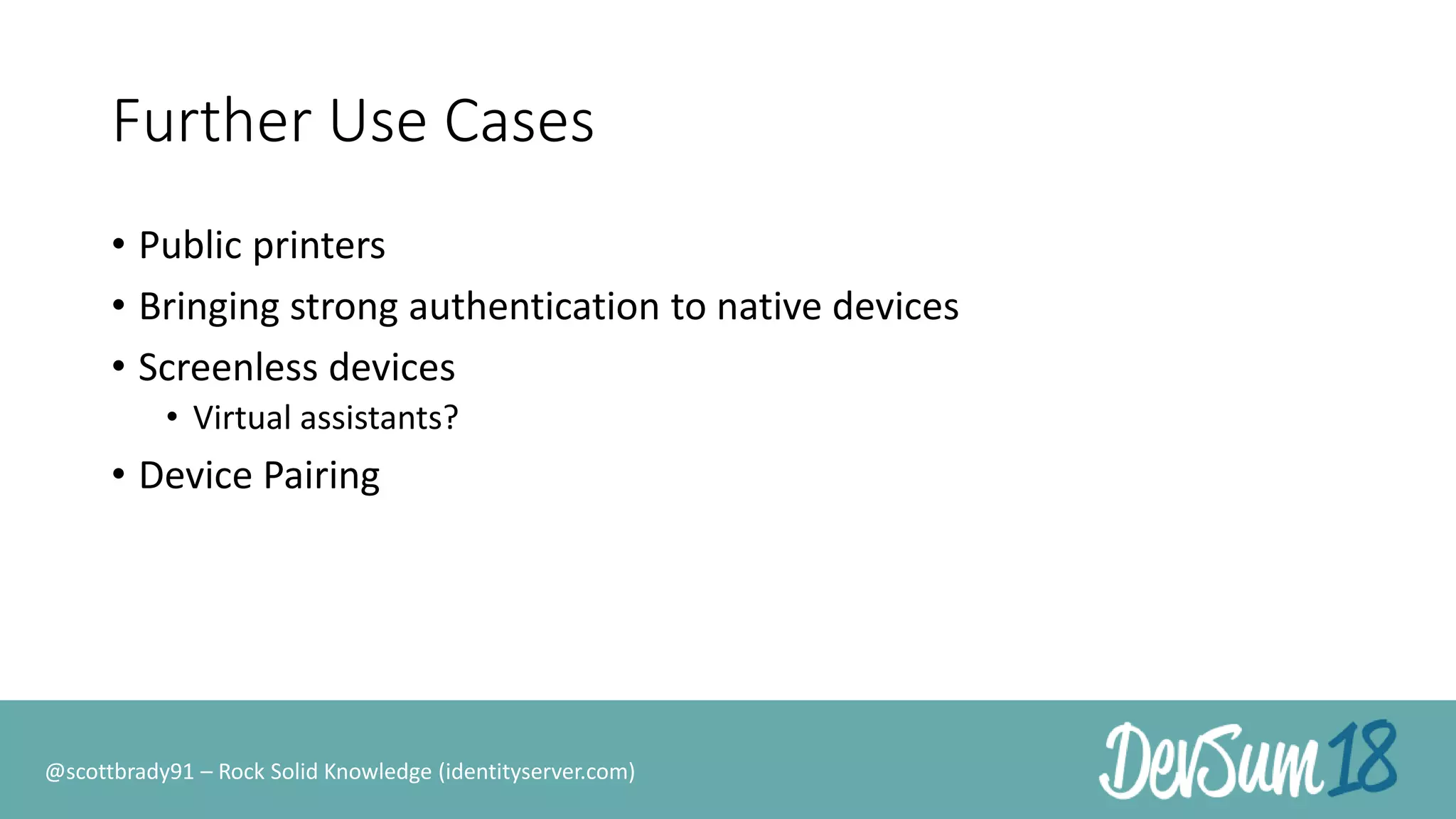 Secure Authorization for your Printer: The OAuth Device Flow (DevSum ...