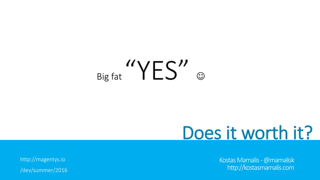 Dev summer2016 - Automation code as Production code | PPT