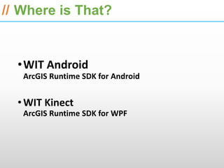 Developing GeoGames for Education with Kinect and Android for ArcGIS ...
