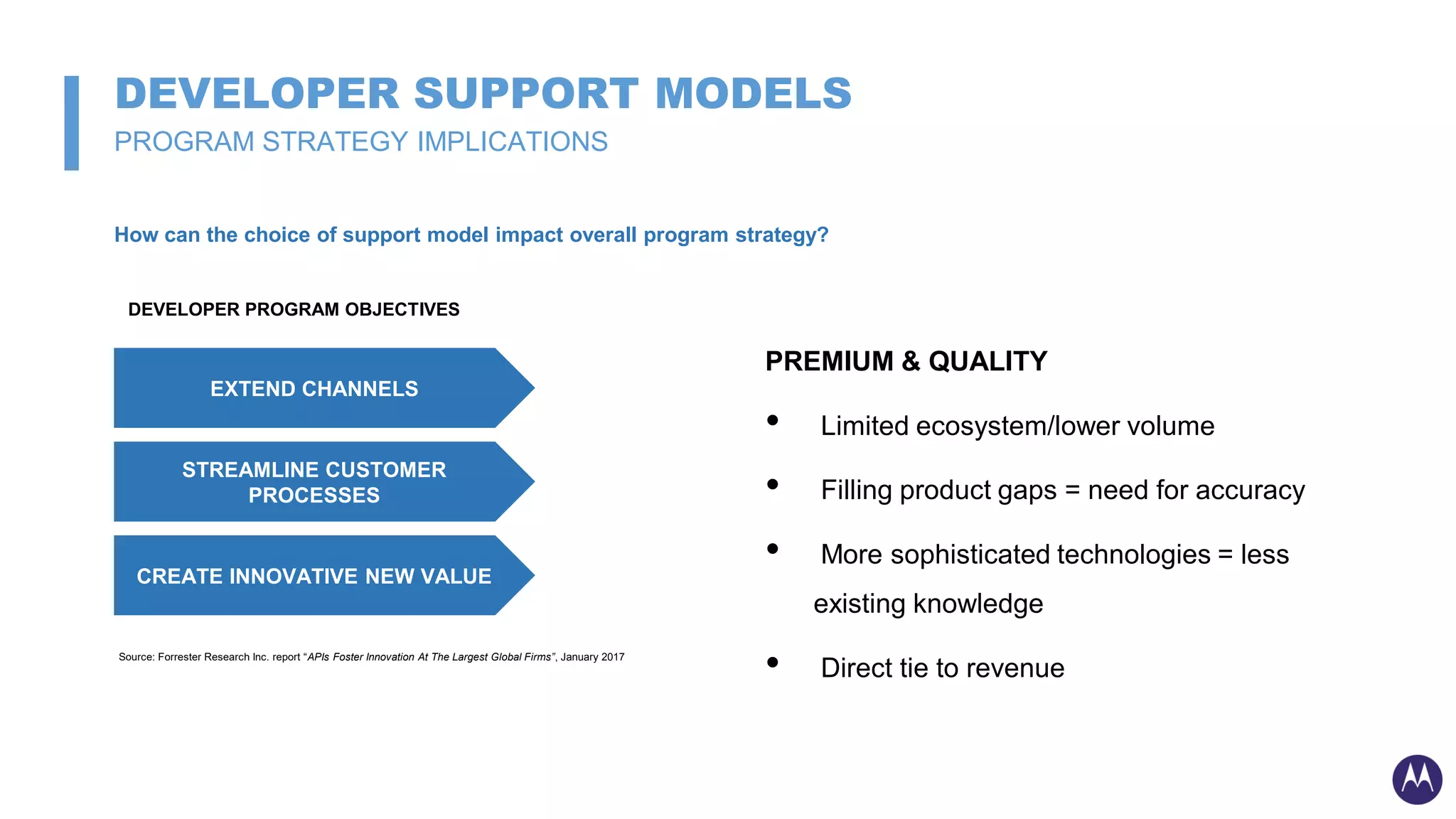 Developer Support Models: Calibrating Service Level to Commitment | PPT
