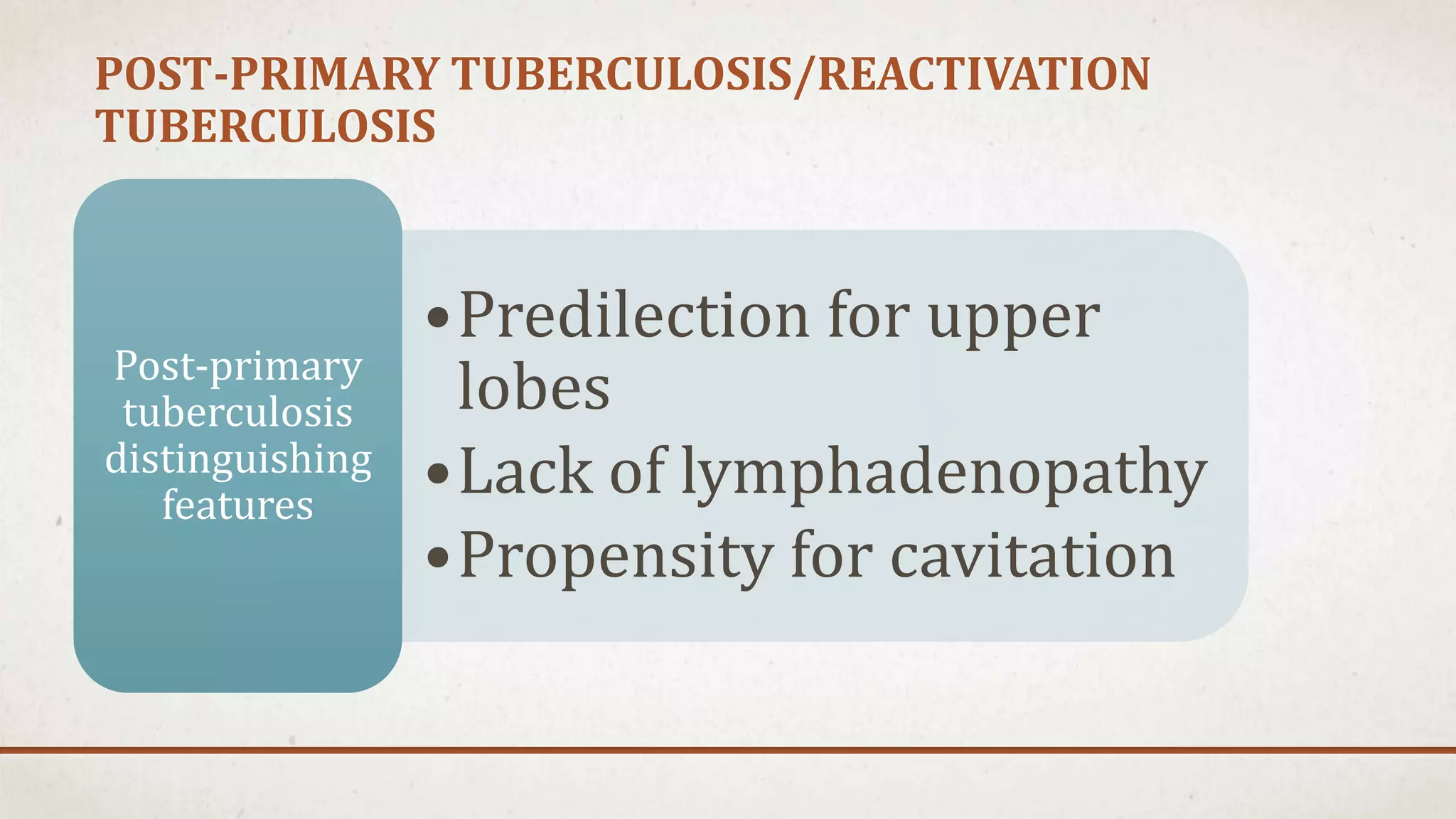 Radiographic manifestations of pulmonary tuberculosis | PPTX