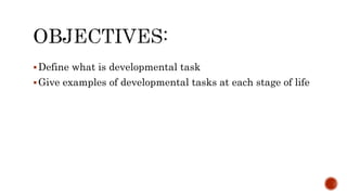 Developmental Tasks | PPTX